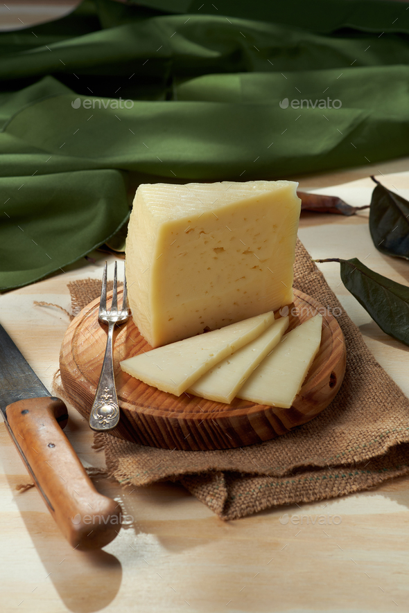 Soft cheese wedge Stock Photo by fotoimagen | PhotoDune