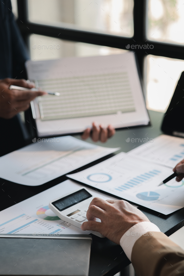 Presenting reports, meeting results with data and graphs, analyzing ...