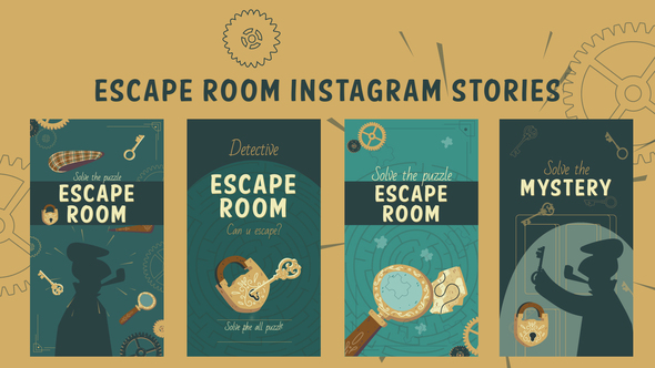 Escape room, Premiere Pro Templates | VideoHive