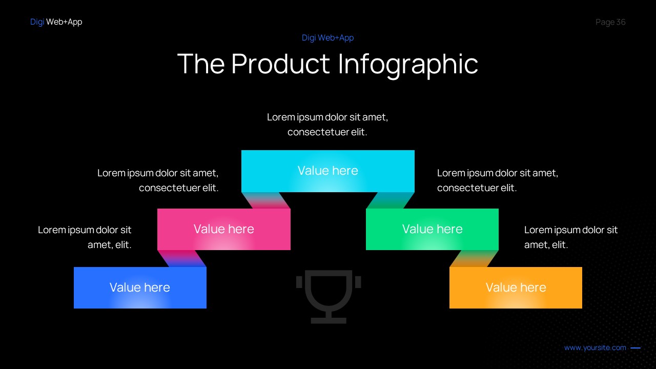 Digi Web App Product Google Slides Template, Presentation Templates