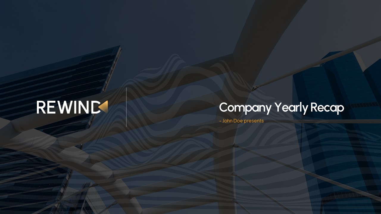 Rewind Yearly Recap Google Slides Template, Presentation Templates