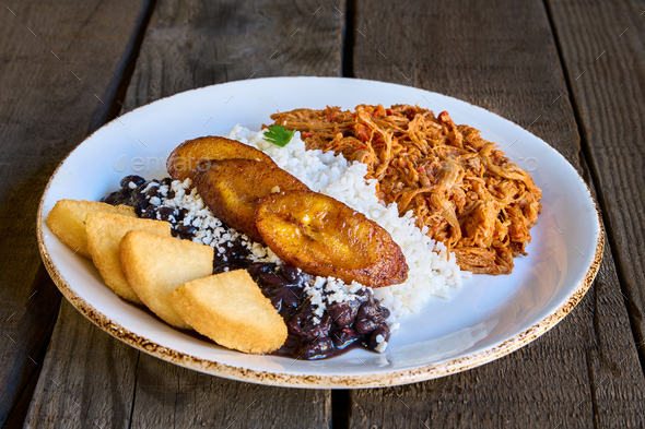 Creole pavilion typical Venezuelan food Stock Photo by ...