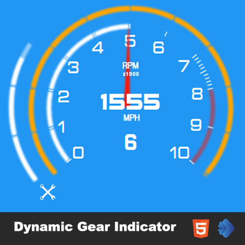 Dynamic Gear Indicator by freelancertajulrasel | CodeCanyon