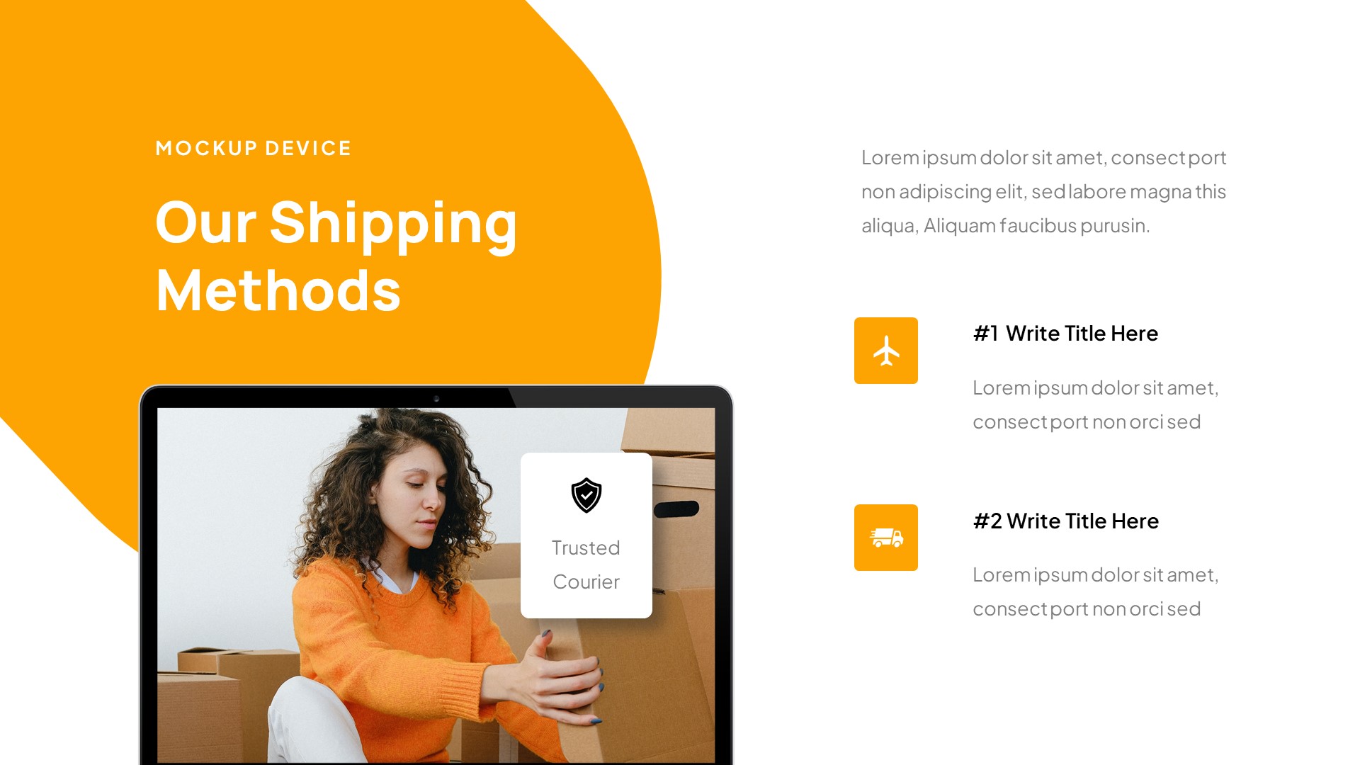 Logipack - Logistics & Shipping PowerPoint Template, Presentation Templates
