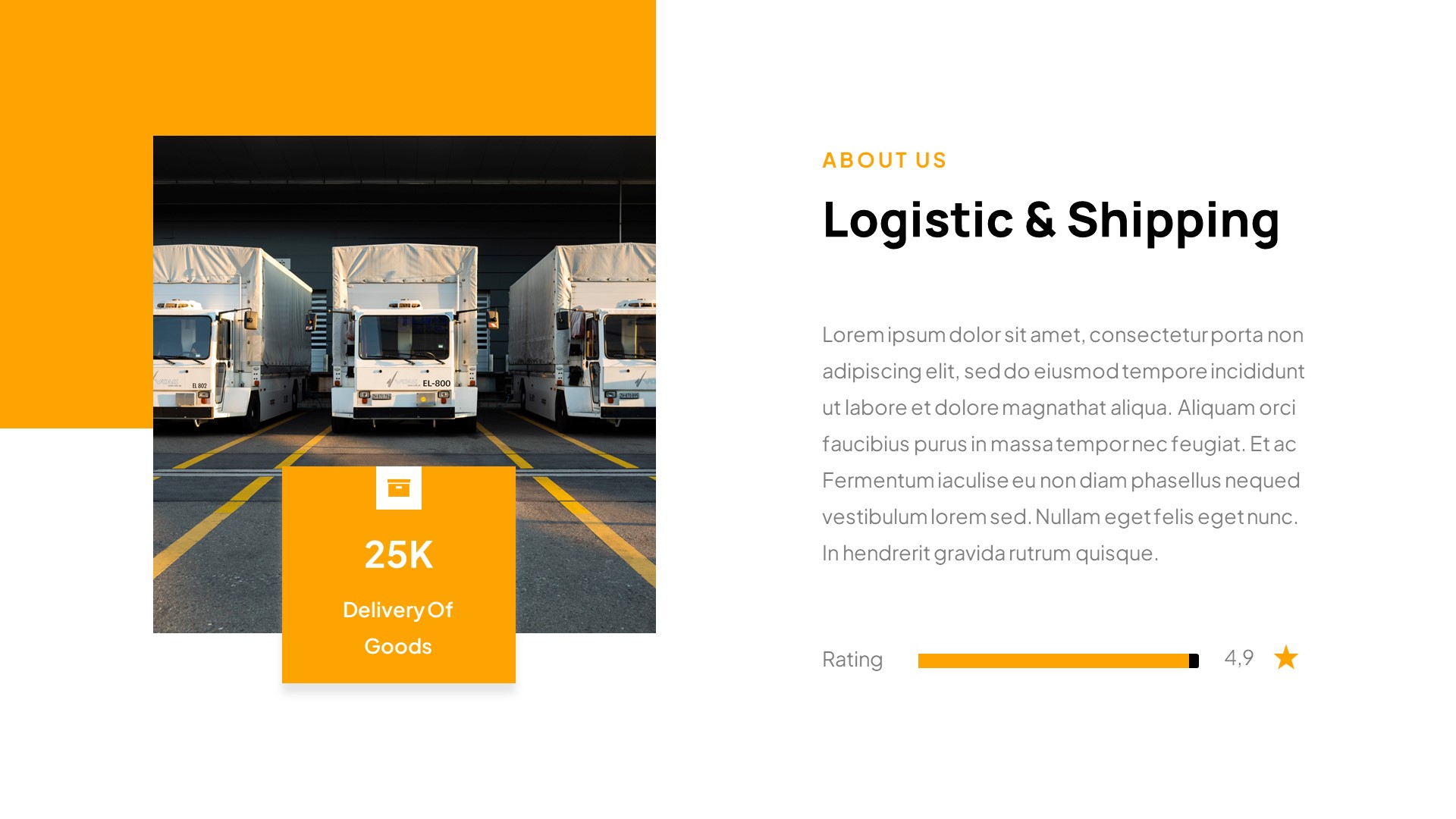 Logipack - Logistics & Shipping PowerPoint Template, Presentation Templates