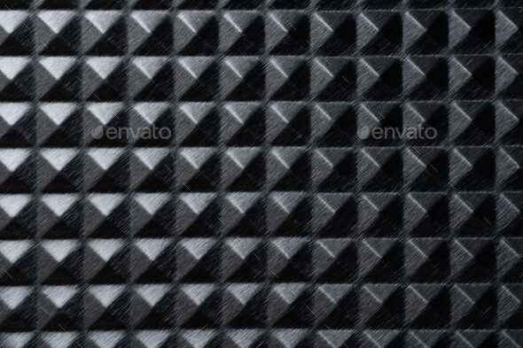 Tripartite brushed metal pyramid texture Stock Photo by NAudigie ...