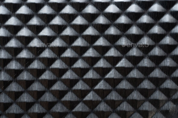 Tripartite brushed metal pyramid texture Stock Photo by NAudigie ...