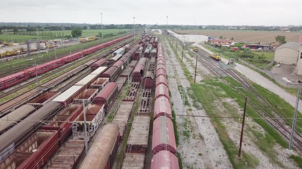 Freight Train Depot, Stock Footage | VideoHive