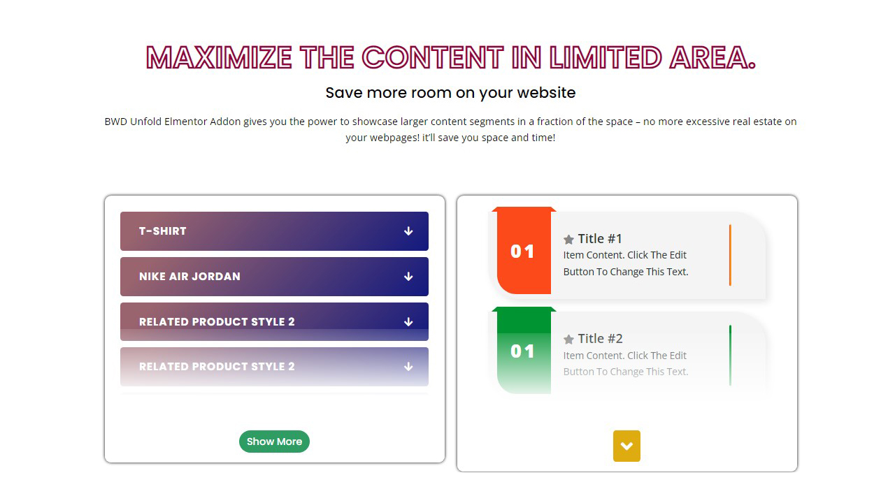 Unfold Content Addon For Elementor by BestWpDeveloper | CodeCanyon