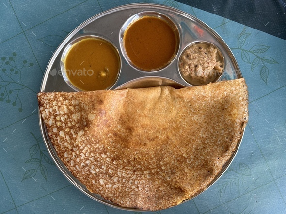 Tosai with curry and dhal Stock Photo by weewendy | PhotoDune