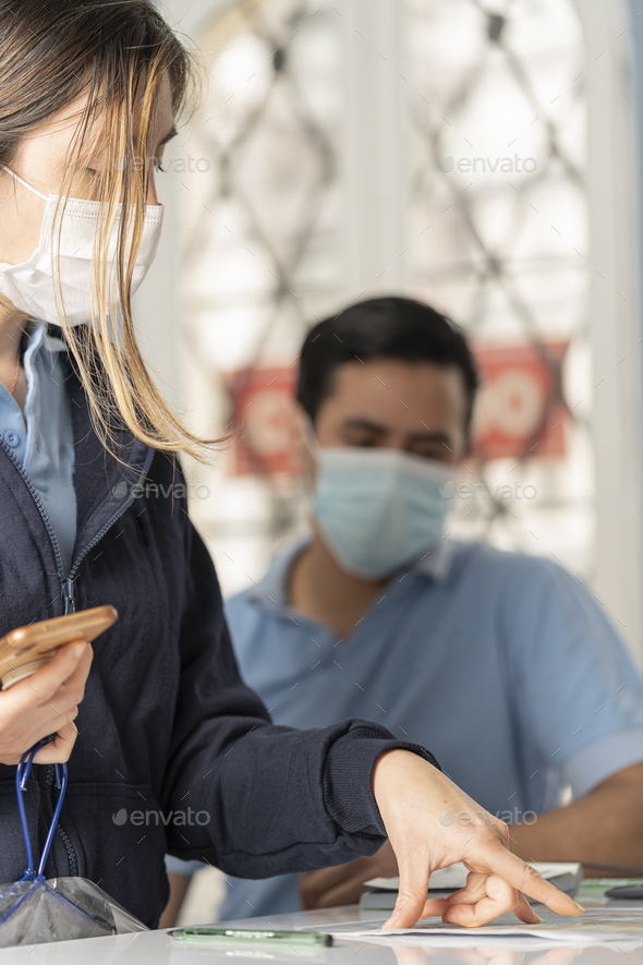 Laundry customer picking up order Stock Photo by GSR-PhotoStudio ...