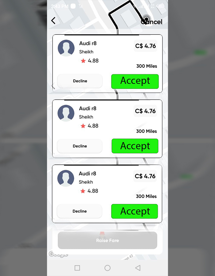 InDrive Bidding Clone- Complete Taxi App with Admin Panel by AppHeaven