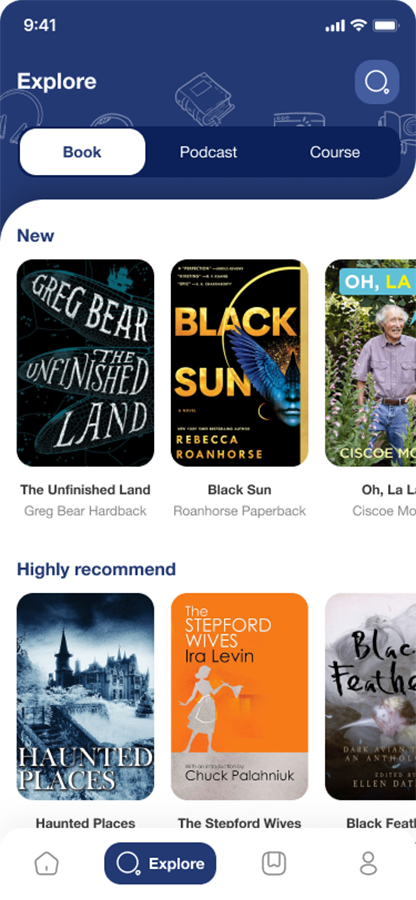 Audible - Audio Book & Ebook Flutter App Ui Template(Figma Included) by ...