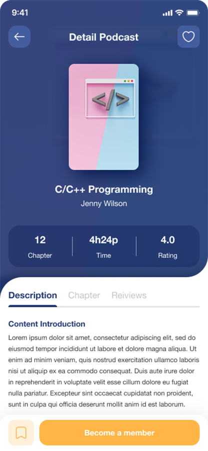 Audible - Audio Book & Ebook Flutter App Ui Template(Figma Included) by ...