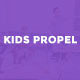 Kids Propel Education Presentation Template, Presentation Templates