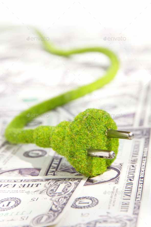 Green electric plug Stock Photo by osbmxhouse | PhotoDune