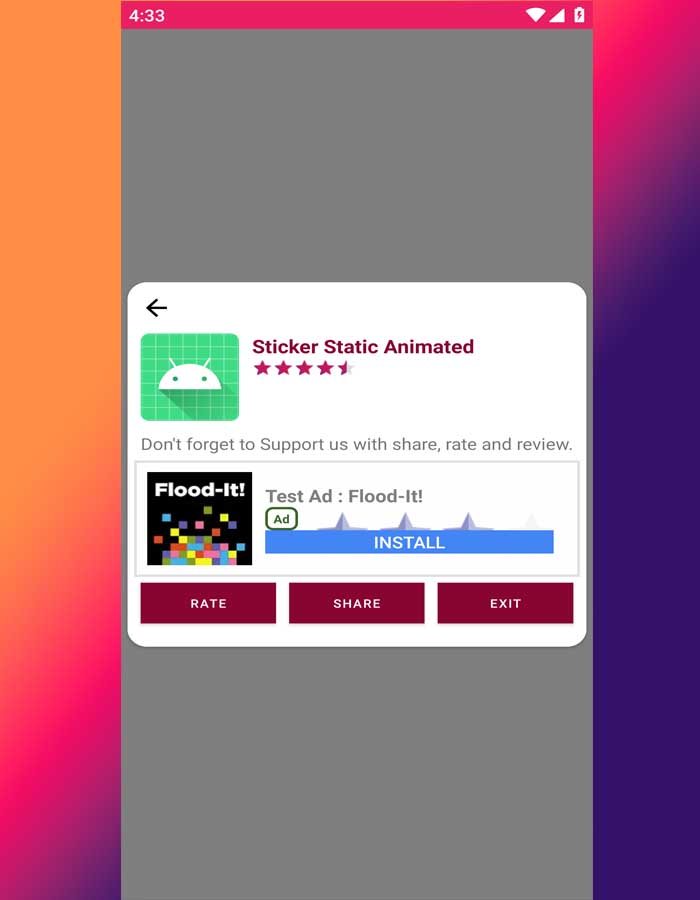 Sticker For WhatsApp Animated, Static Asset And Ads Json Online by kafarich