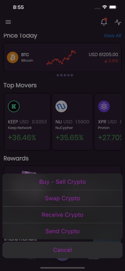 Kryptonia Cryptocurrency Wallet App by EZMatrix | CodeCanyon