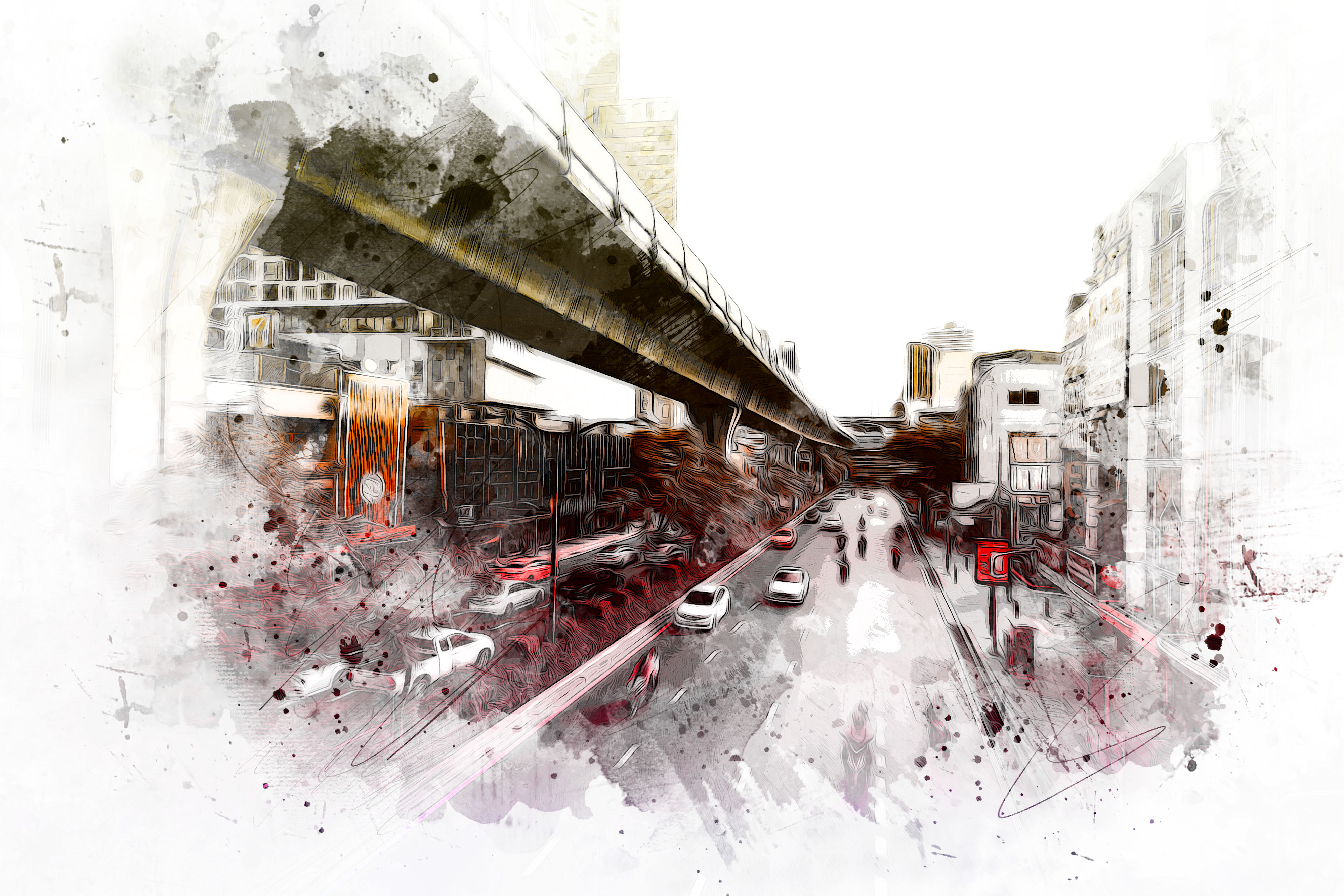 Abstract Oil Painting Photoshop Effect, Add-ons | GraphicRiver