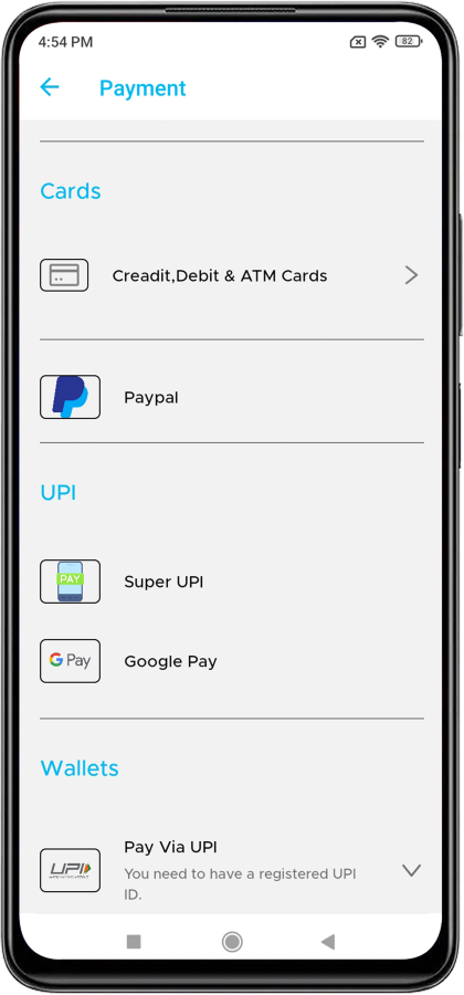 Super App - Ticket Booking | Bill Pay | Recharge | Payment Transfer | Online Payment React ...