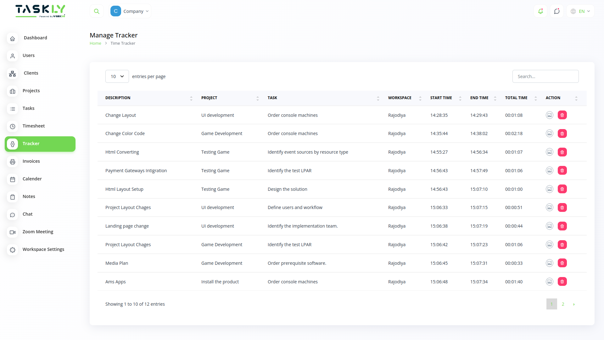 TASKLY – Project Management Tool by RajodiyaInfotech | CodeCanyon