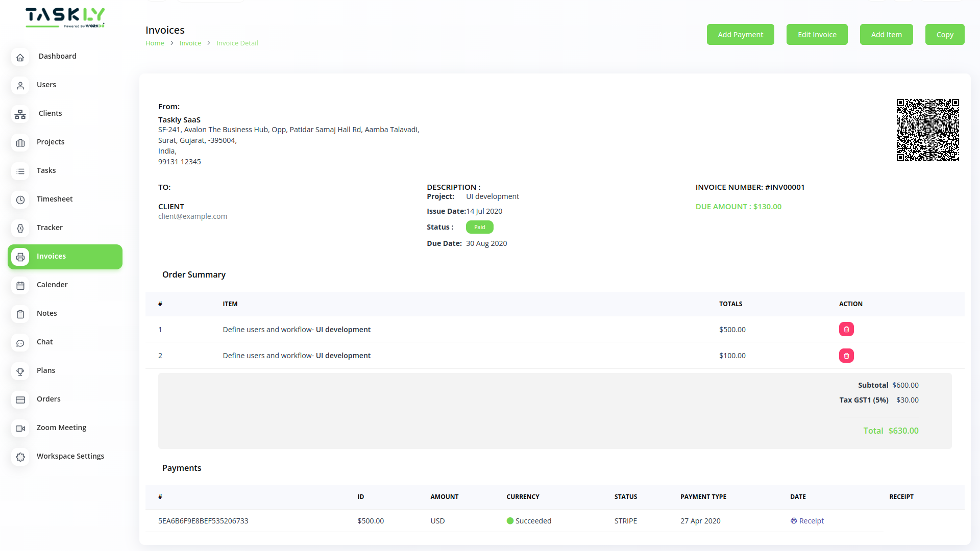 TASKLY SaaS – Project Management Tool by RajodiyaInfotech | CodeCanyon
