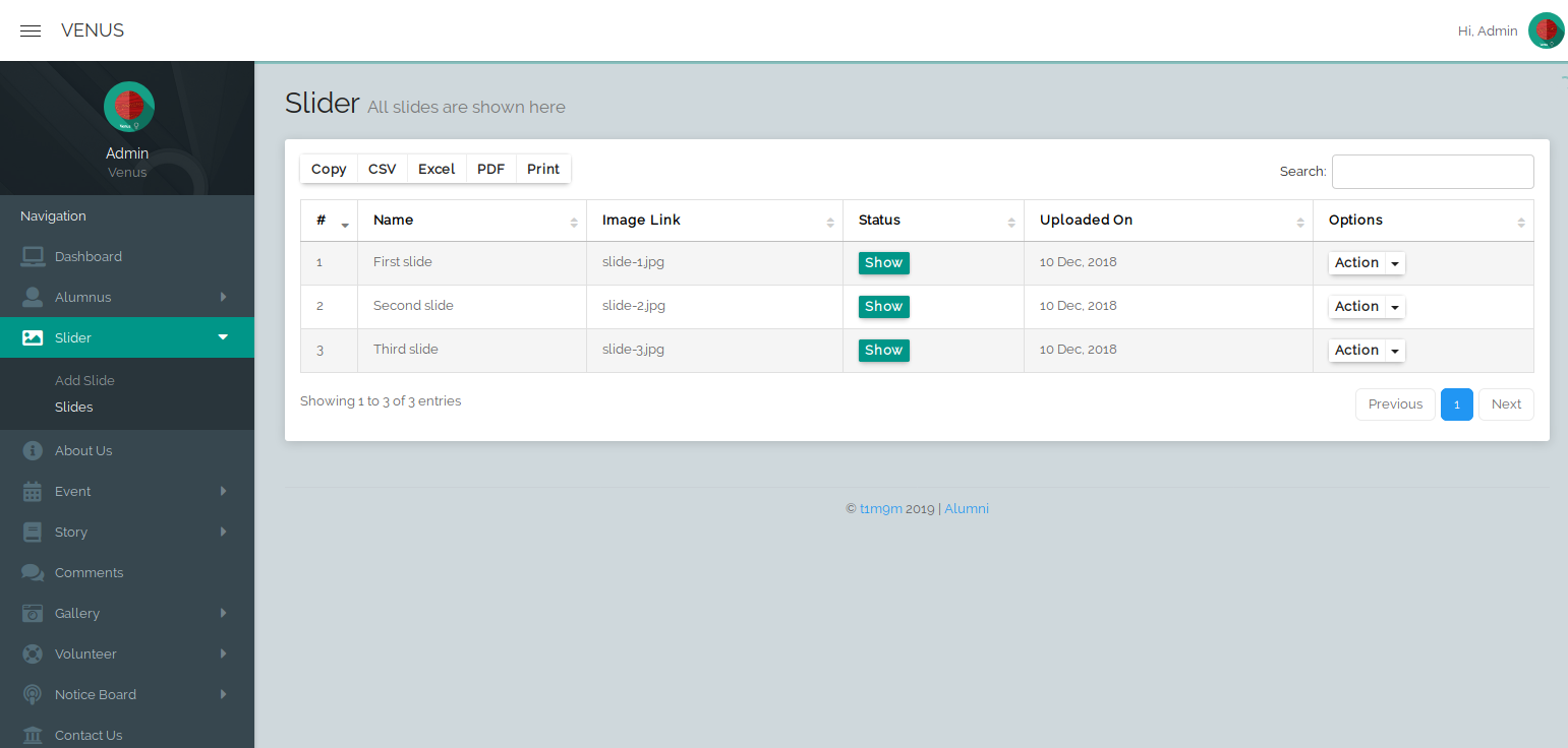 Venus | Alumni Association by t1m9m | CodeCanyon
