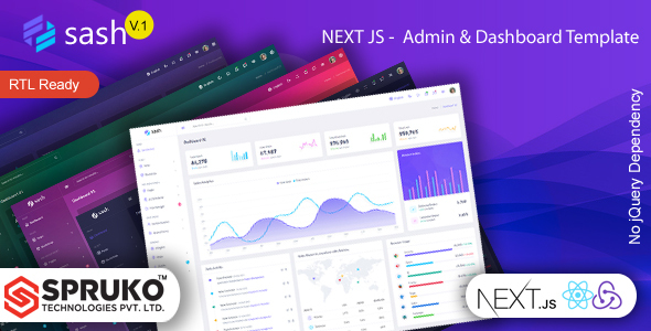 Sash – Nextjs Admin & Dashboard Template by SPRUKO | ThemeForest