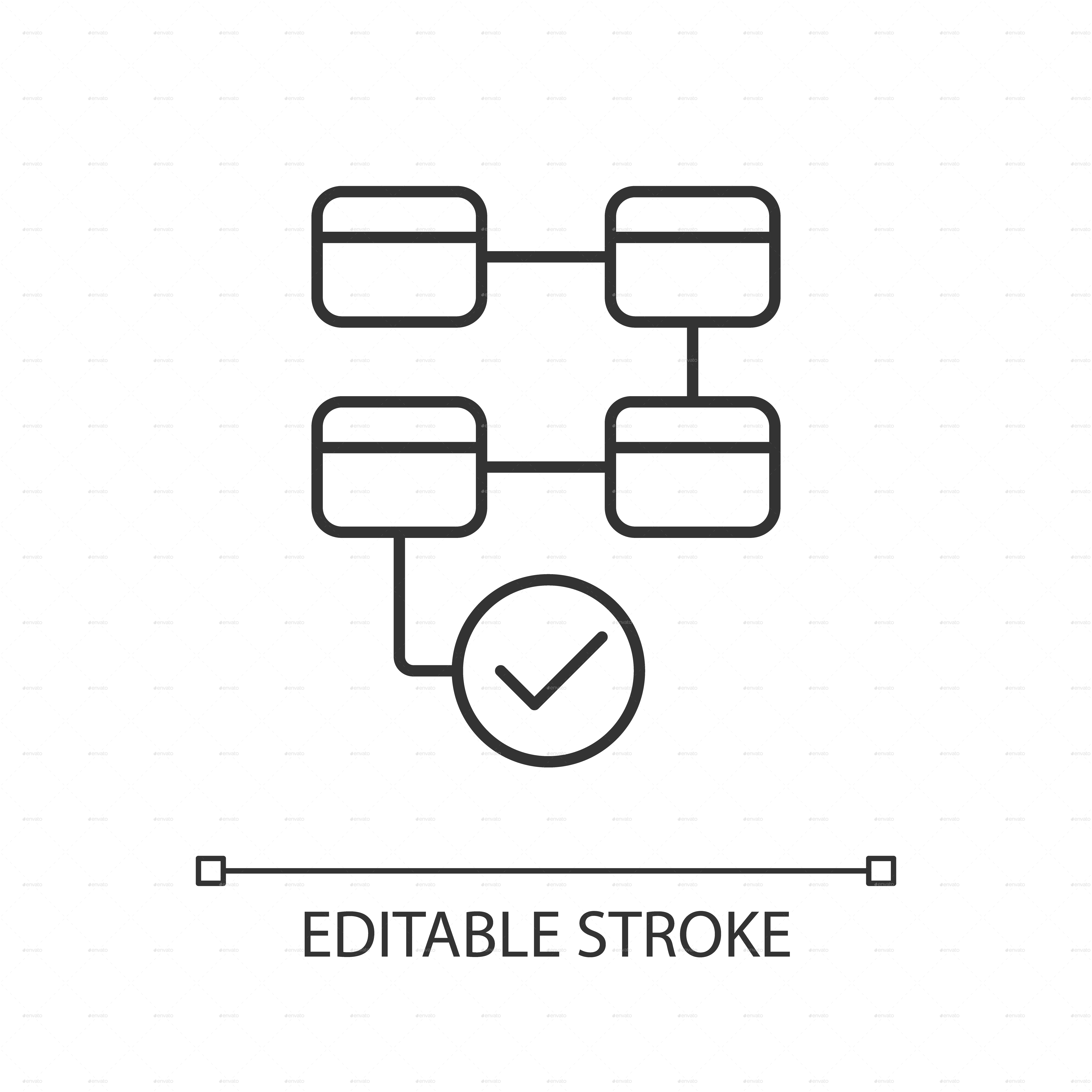 Release Management Linear Big Icons Set, Icons | GraphicRiver