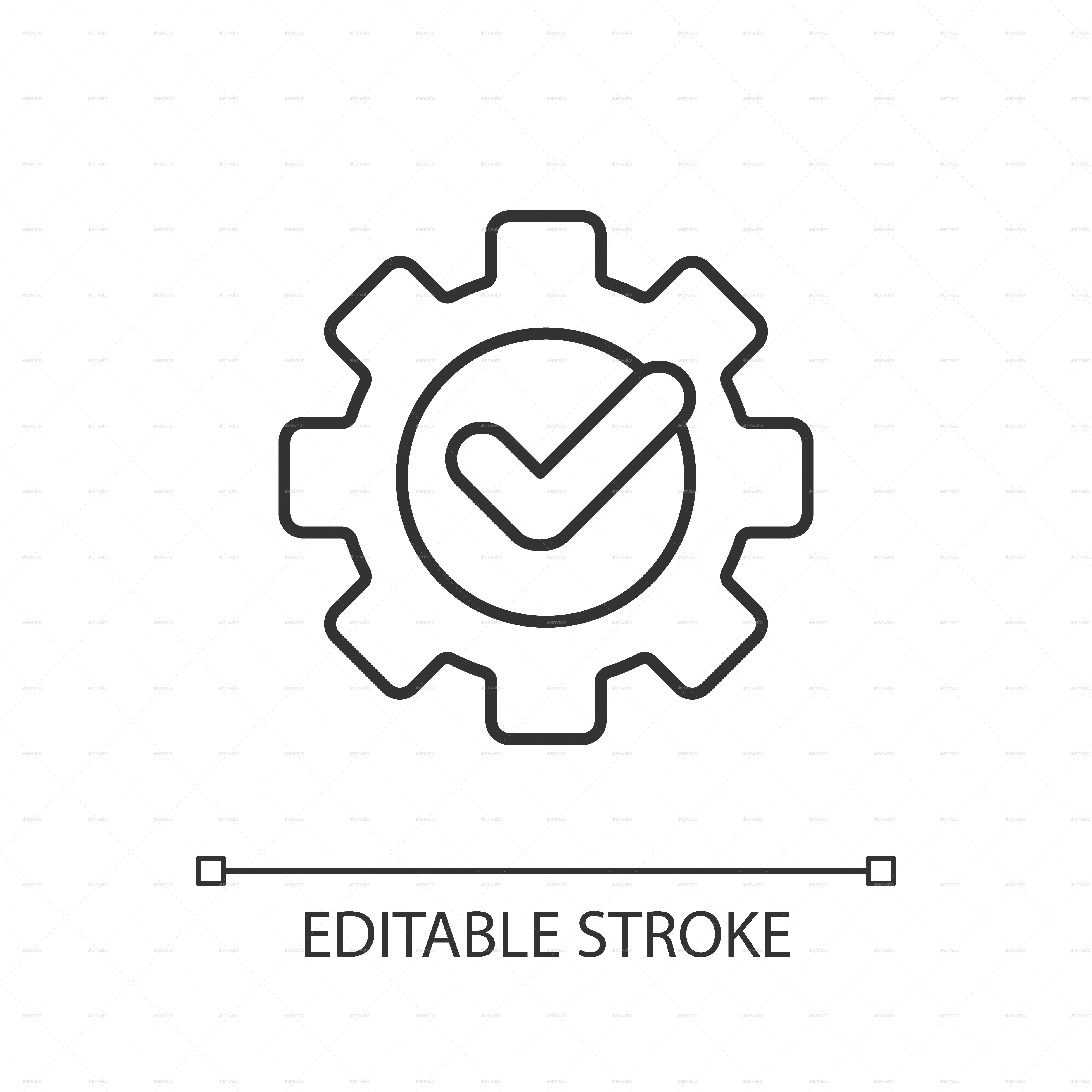 Release Management Linear Big Icons Set, Icons | GraphicRiver