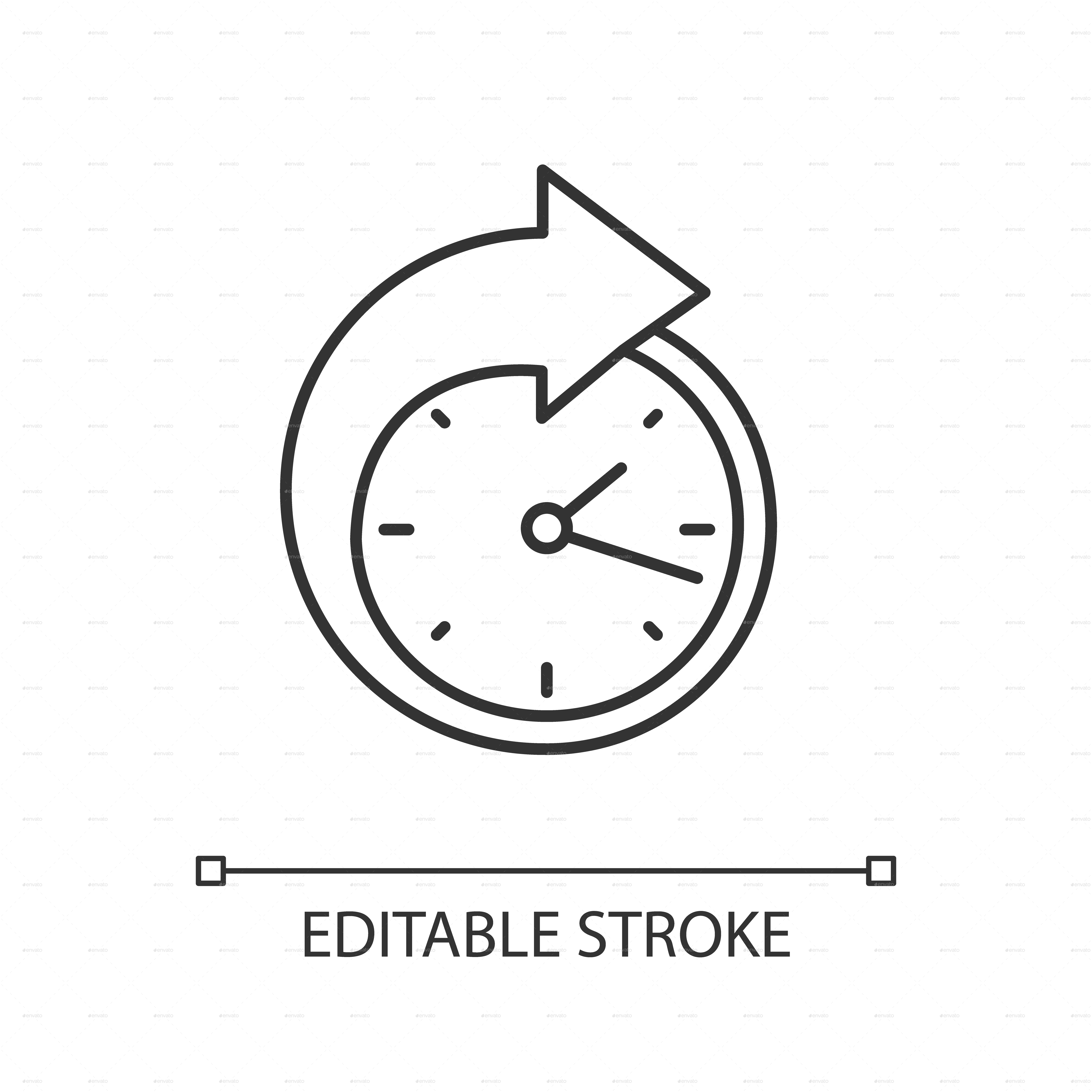 Release Management Linear Big Icons Set, Icons | GraphicRiver