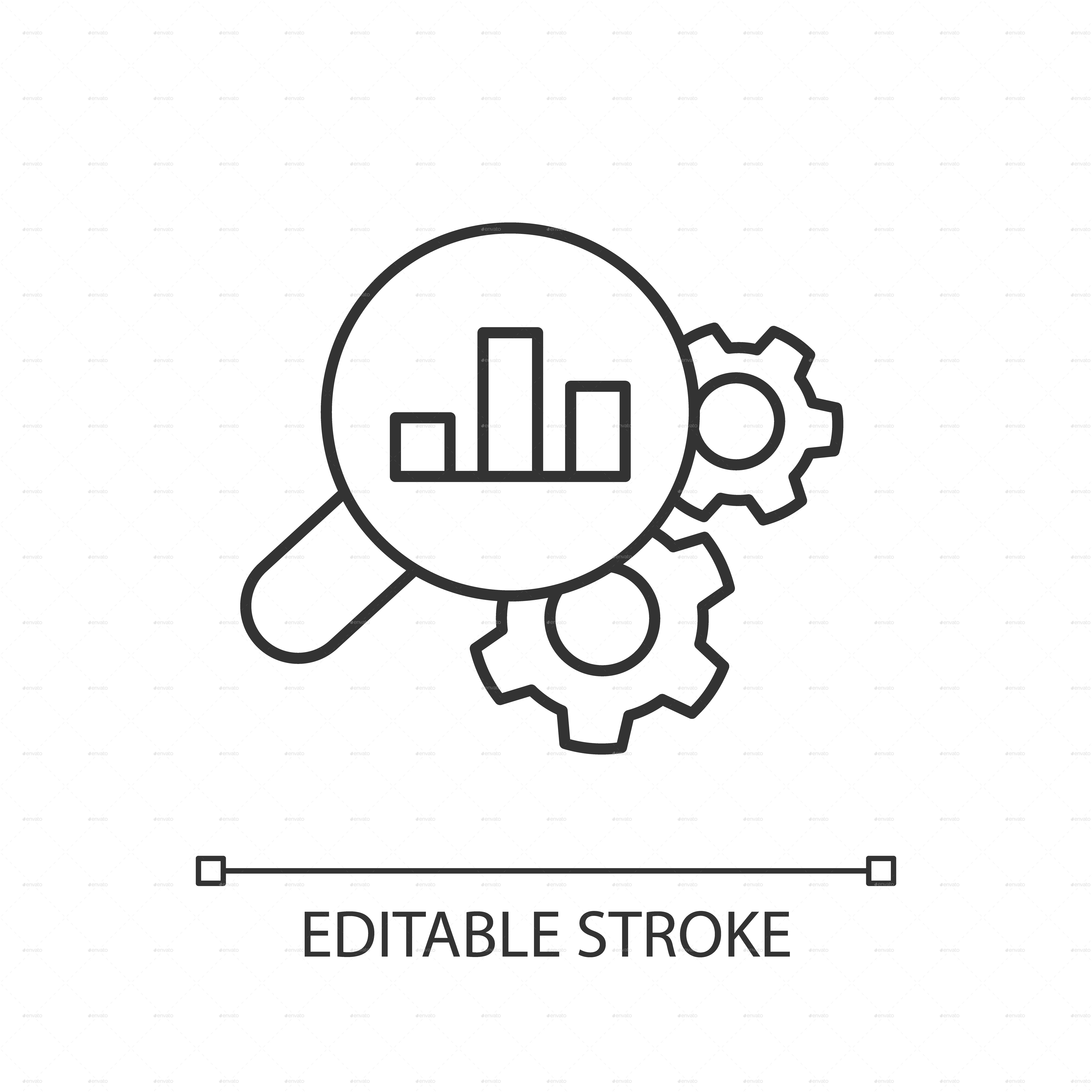 Release Management Linear Big Icons Set, Icons | GraphicRiver