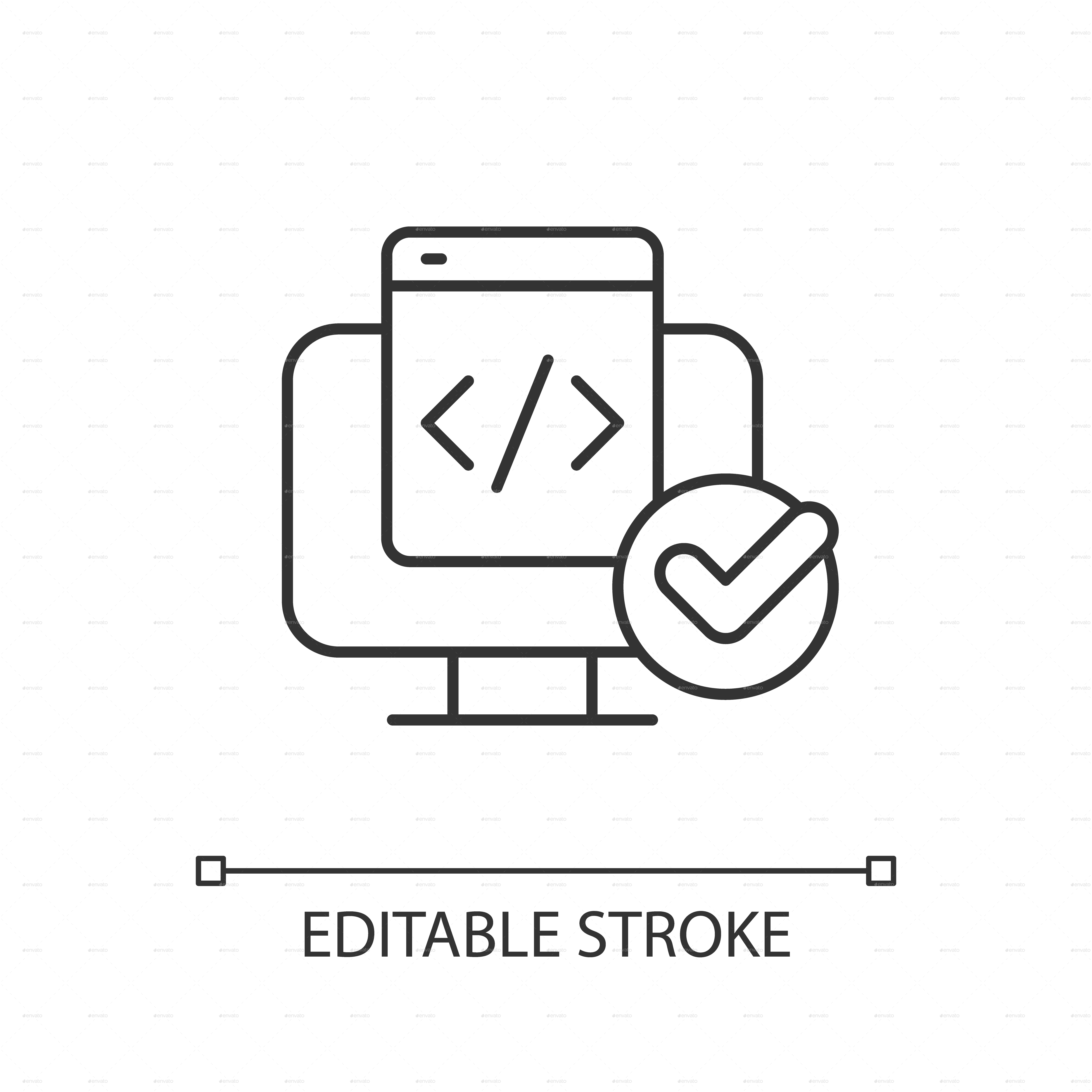 Release Management Linear Big Icons Set, Icons | GraphicRiver