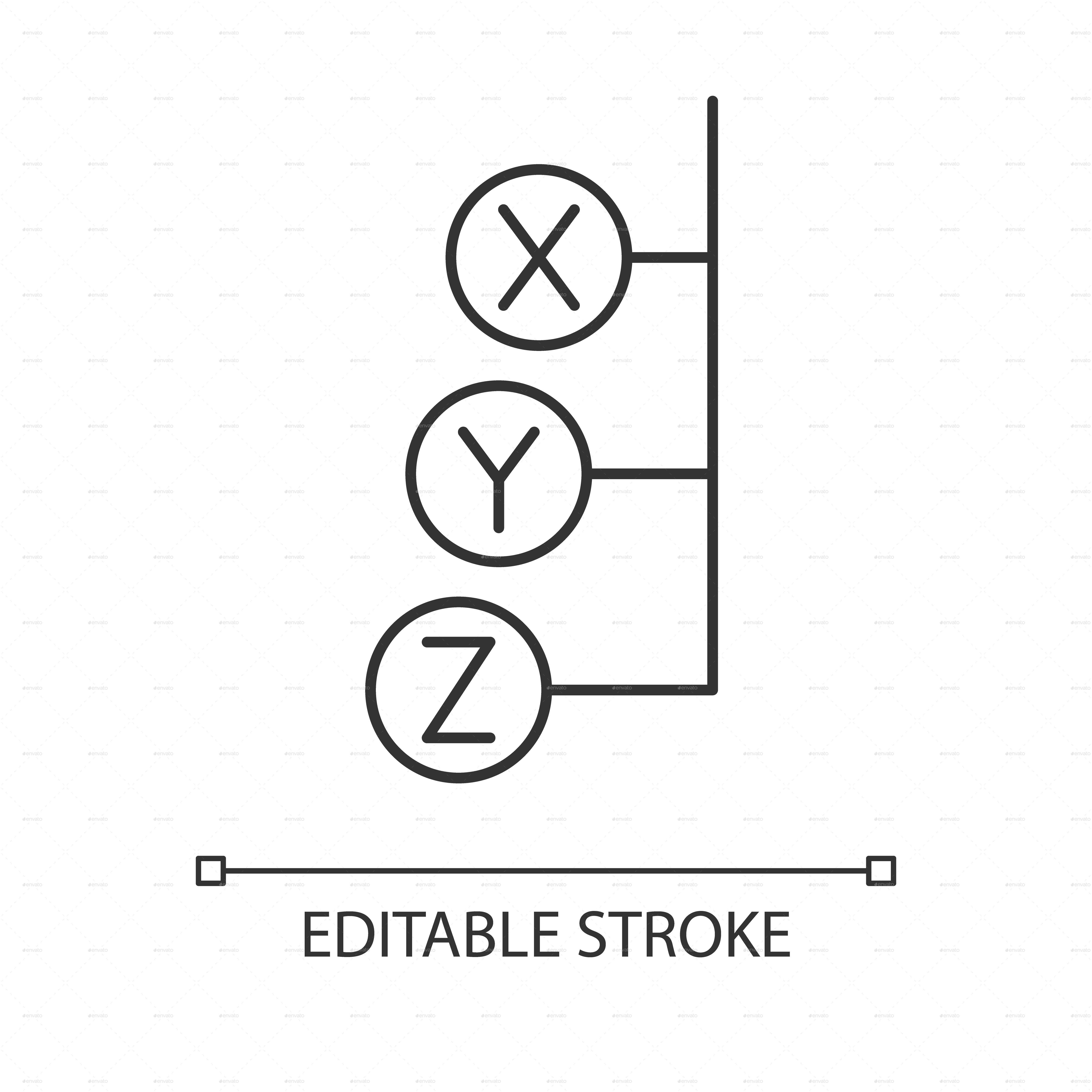 Release Management Linear Big Icons Set, Icons | GraphicRiver