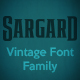 Sargard Font Family, Fonts | GraphicRiver