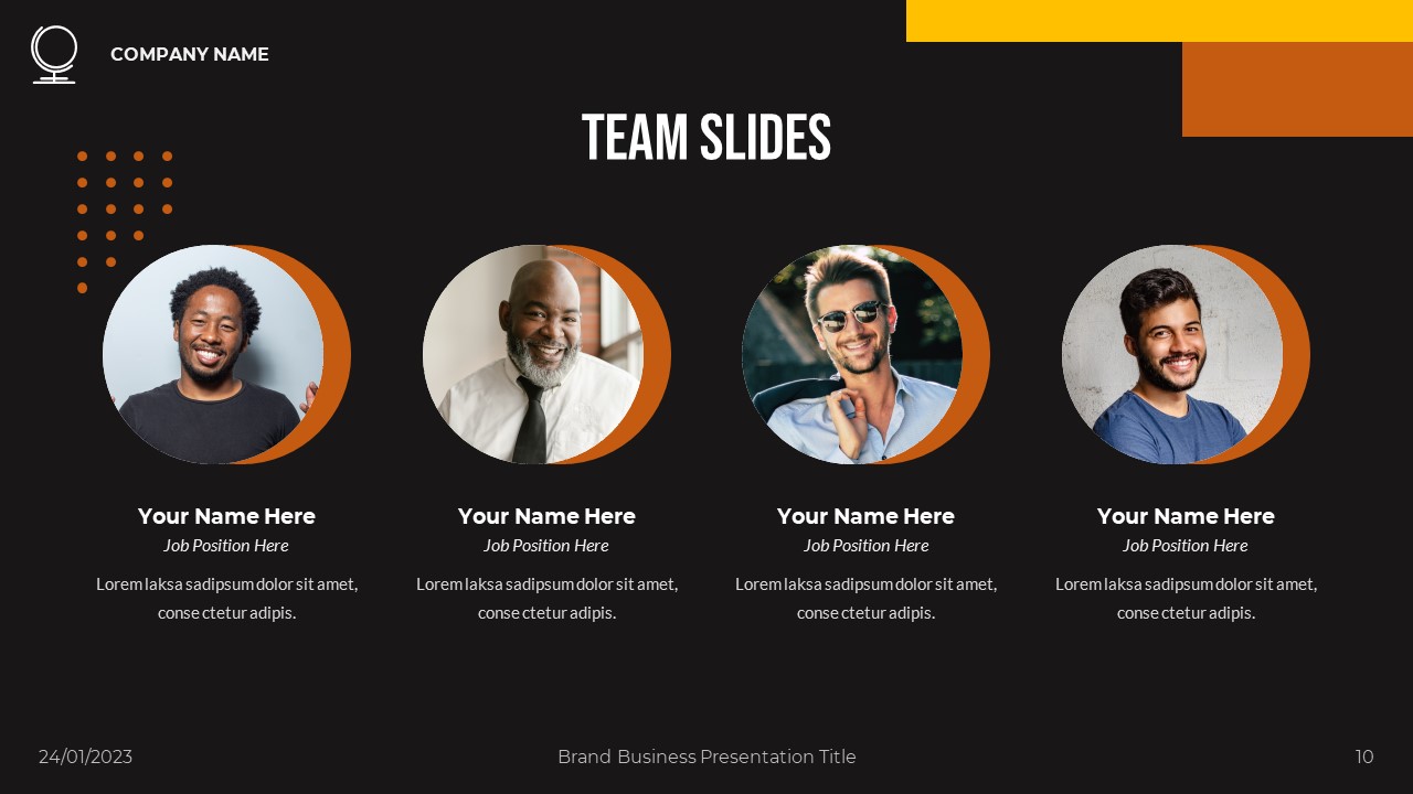 Brand Corporation - Company Business Presentation Powerpoint Template ...