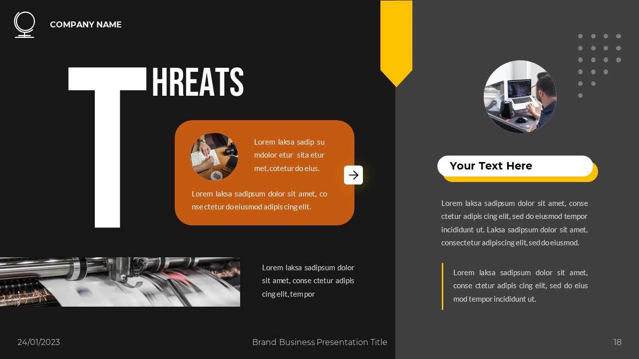 Brand Corporation - Company Business Presentation Powerpoint Template ...