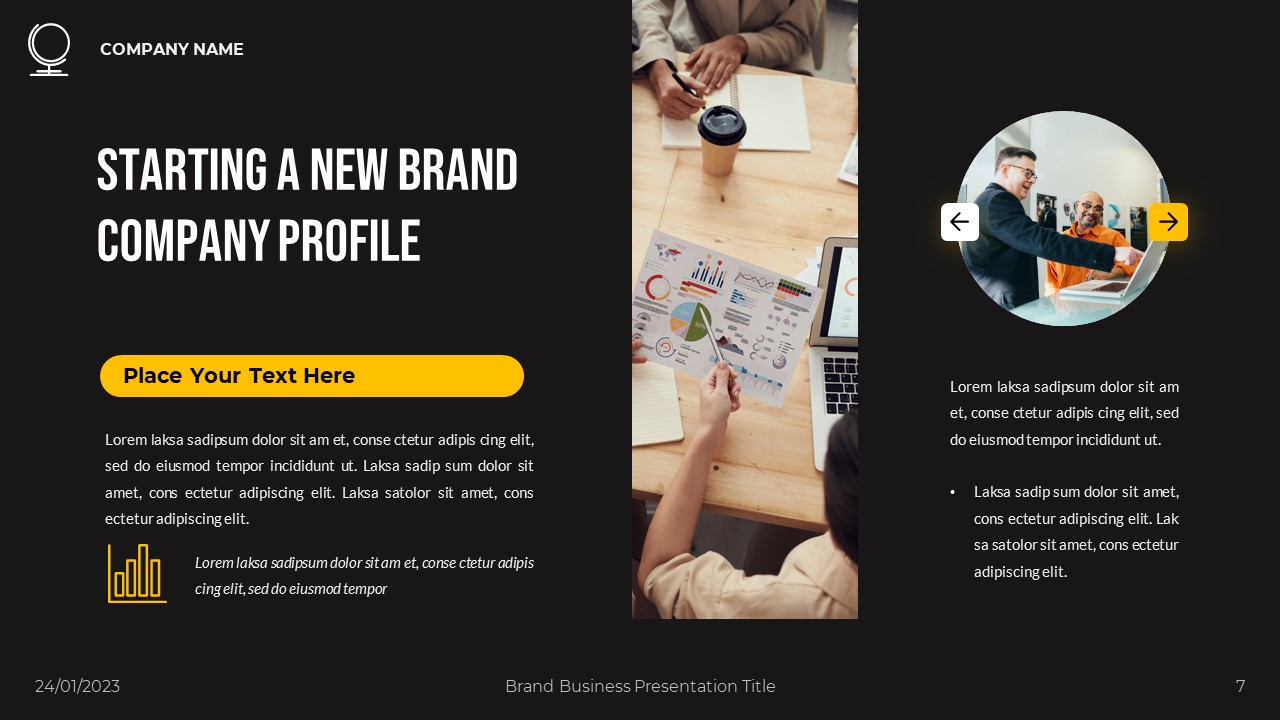 Brand Corporation - Company Business Presentation Powerpoint Template ...