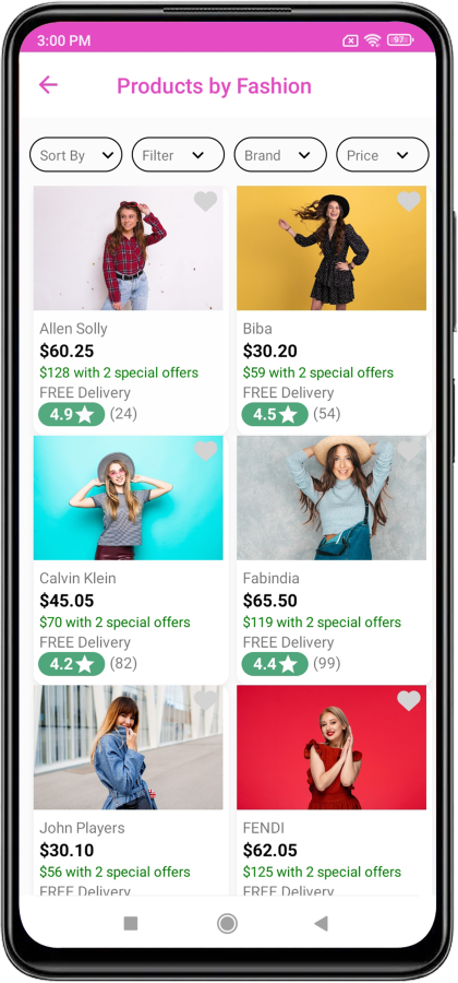 Fashion - eCommerce Shop | Shopping React Native iOS/Android App ...