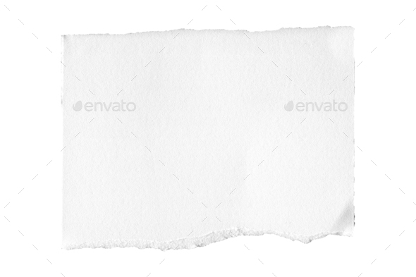 #2361 White torn paper isolated on a transparent background Stock Photo ...