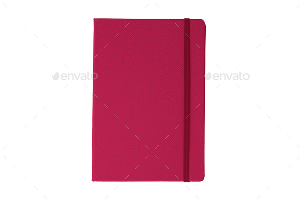 #7302 Pink notebook isolated on a transparent background Stock Photo by ...