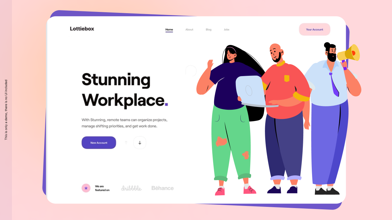 Lottiebox Lottie Animation Bundle and JSON Animation Kit by dutopian