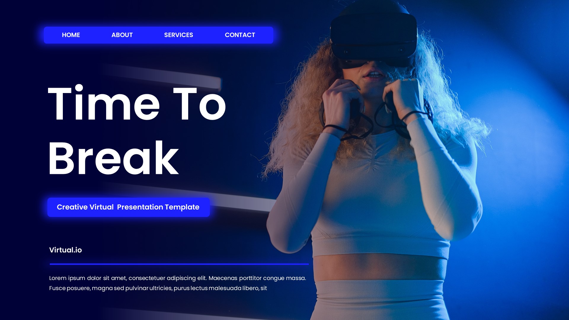 Virtual - Creative Powerpoint Template, Presentation Templates ...