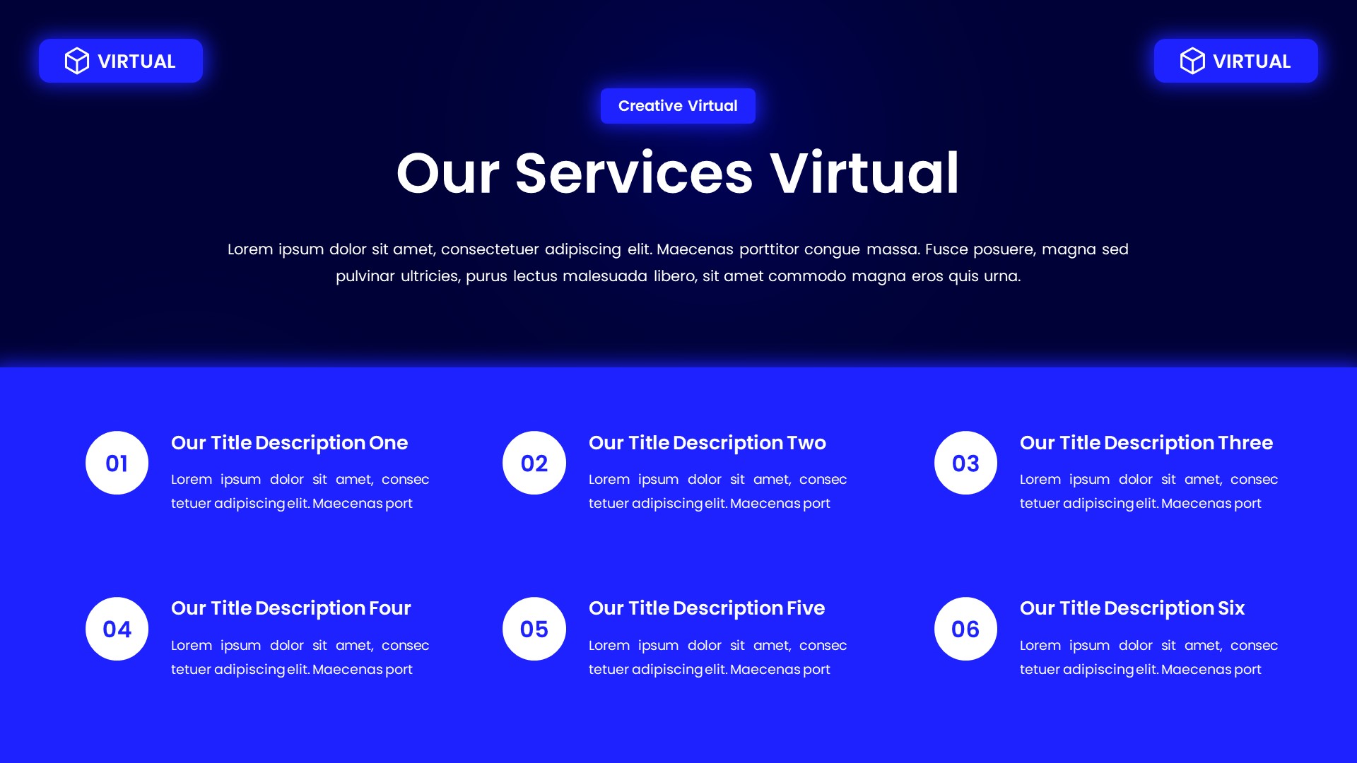 Virtual - Creative Powerpoint Template, Presentation Templates ...