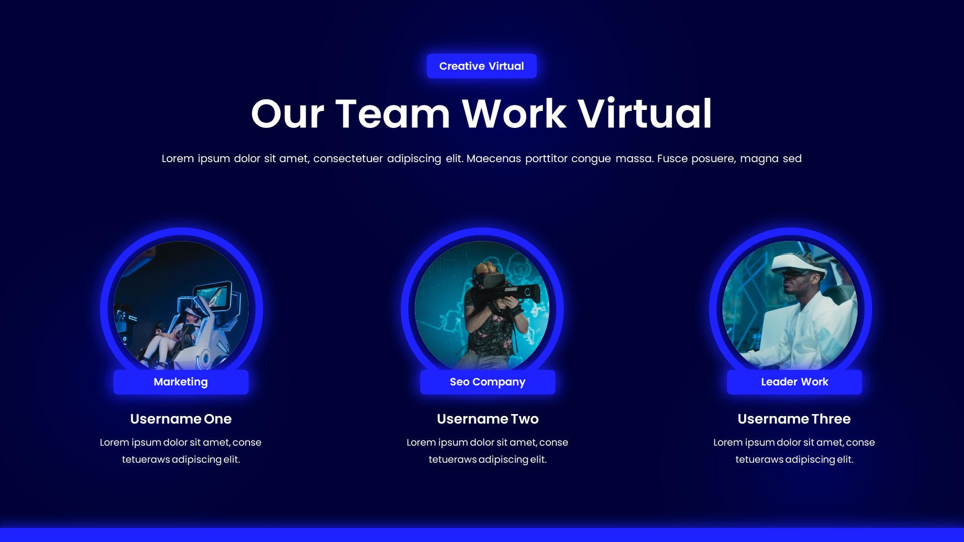 Virtual - Creative Powerpoint Template, Presentation Templates ...