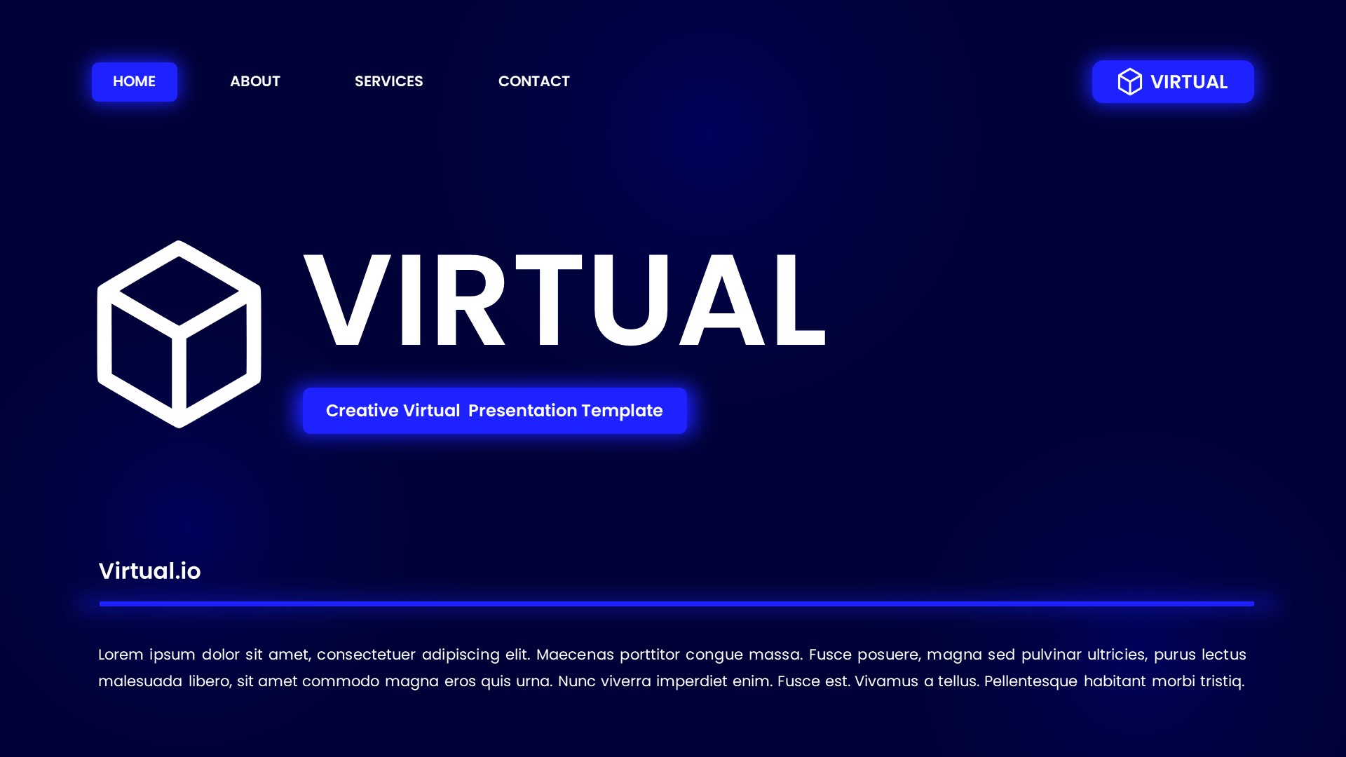 Virtual - Creative Powerpoint Template, Presentation Templates ...
