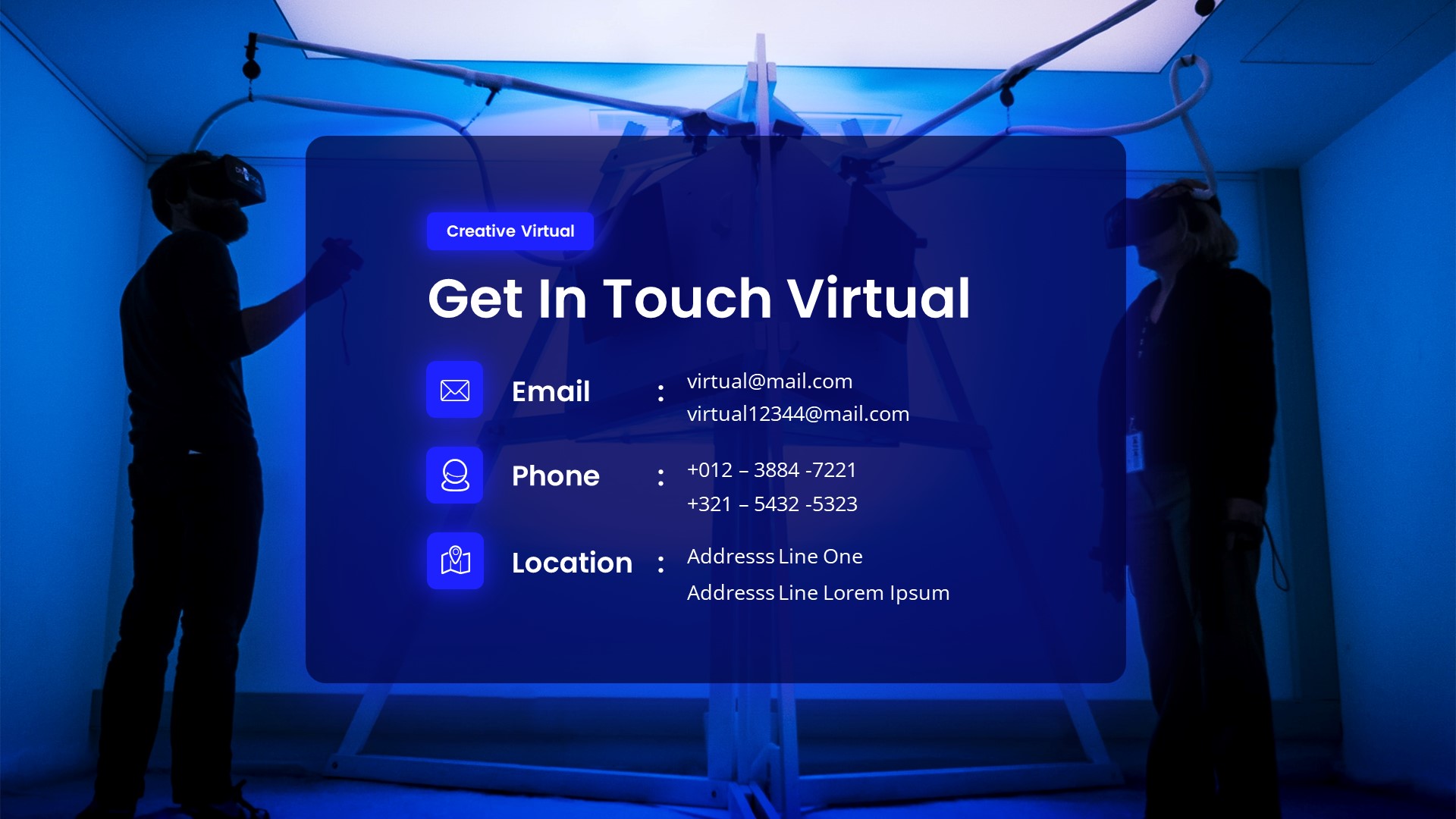 Virtual - Creative Powerpoint Template, Presentation Templates ...