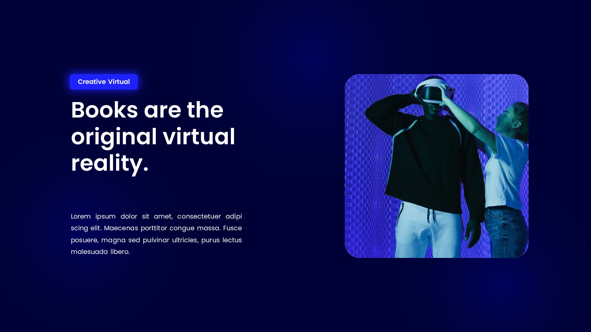 Virtual - Creative Powerpoint Template, Presentation Templates ...