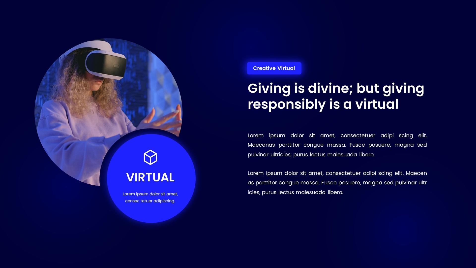 Virtual - Creative Powerpoint Template, Presentation Templates ...