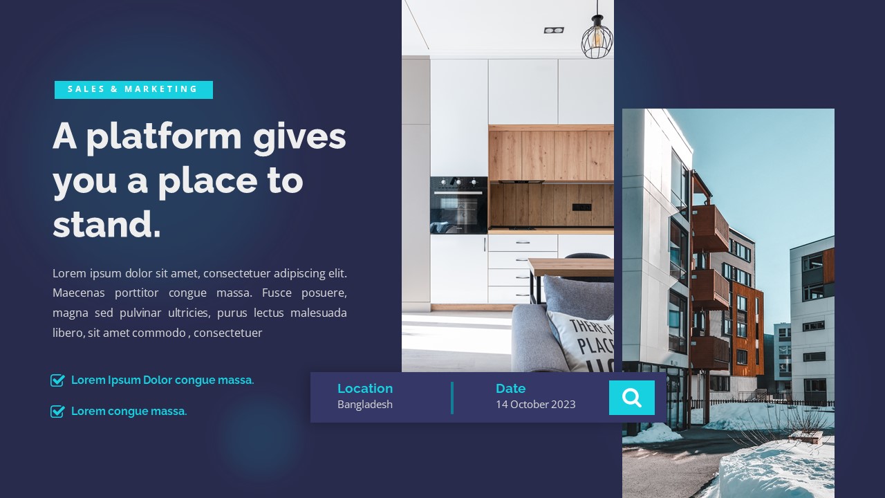 Arsitek - Sales & Marketing Powerpoint Template, Presentation Templates